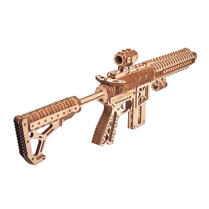 Junbaby: Mô hình lắp ráp gỗ 3d súng gun ar-t