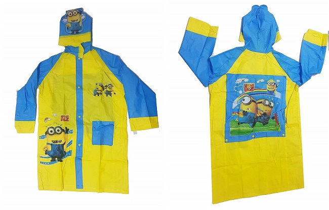 Junbaby: Áo mưa trẻ em hình minions