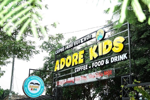 Junbaby: Quán cafe Adore kids có khu vui chơi cho bé ở Thủ Dầu Một